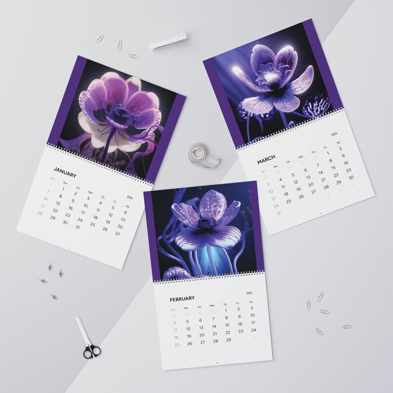 Wall Calendars 2024 Purple Passion: A Stunning Collection of Wild ...