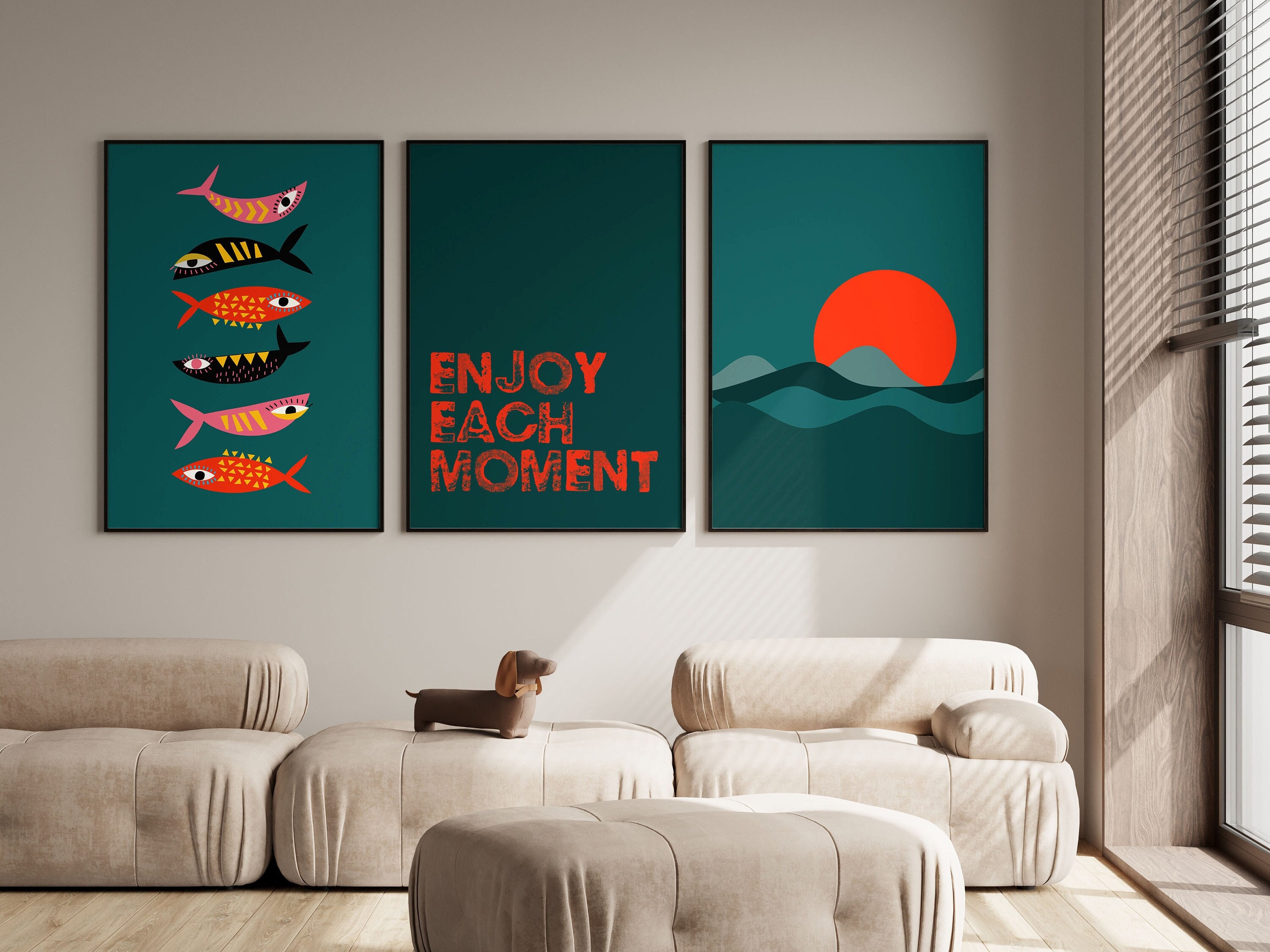 Modern Art Set of 3, Exhibition Poster Bundle, Pop Art Poster Set ...