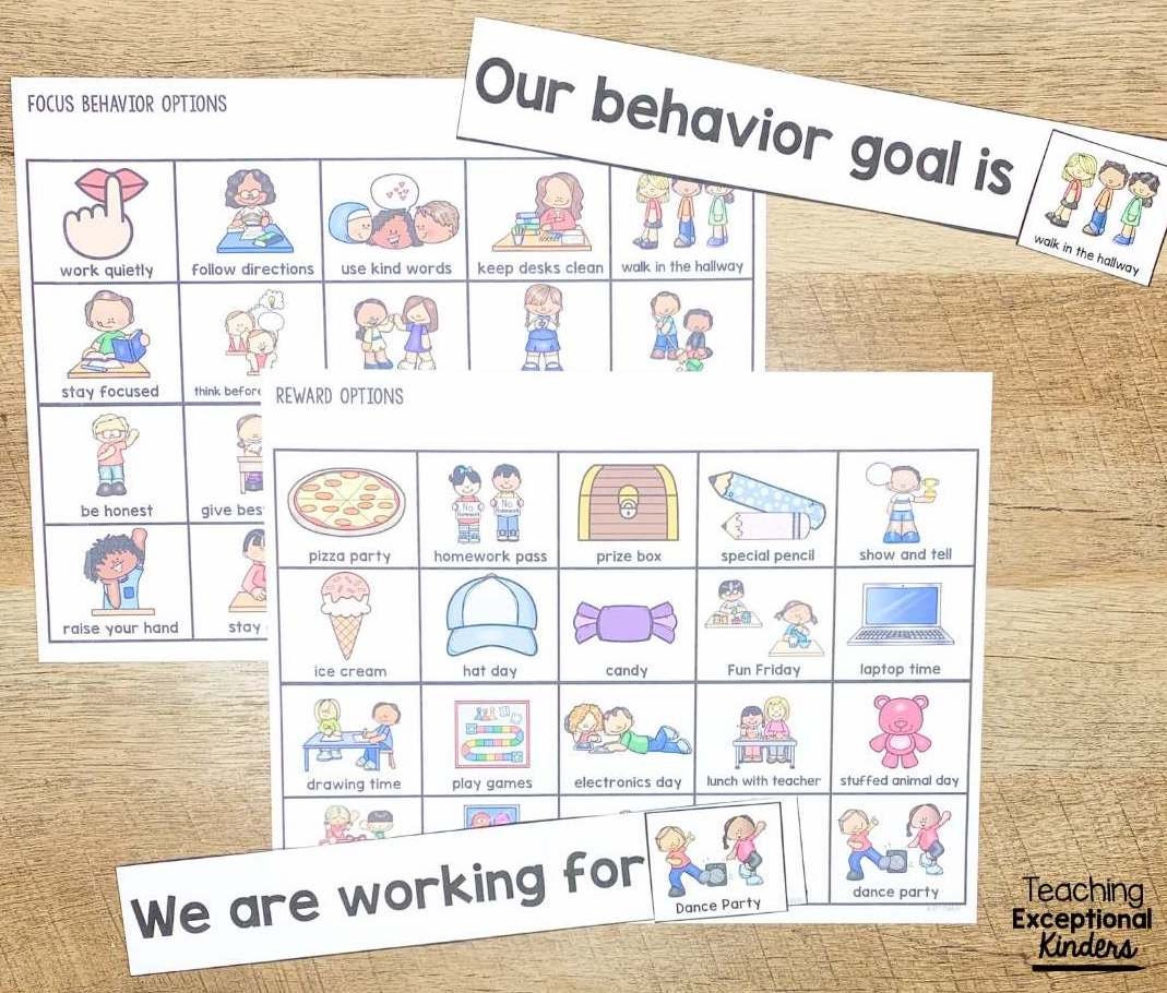 Whole Class Behavior Management System Build-a-reward Charts - Etsy