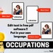 Occupations Flashcards for Kids SPANISH EDITION 16 Flash - Etsy