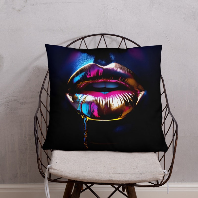 Lips Pillow - Etsy