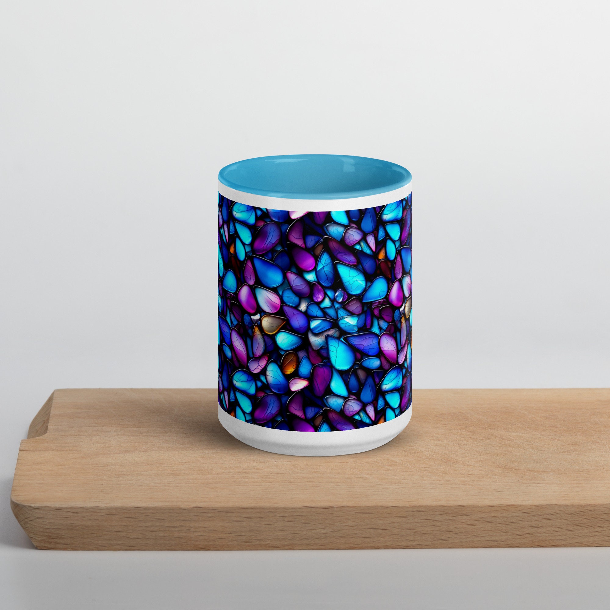 Shiny Iridescent Beach Pebbles Mug, Shiny Glitter Beach Pebbles Home ...
