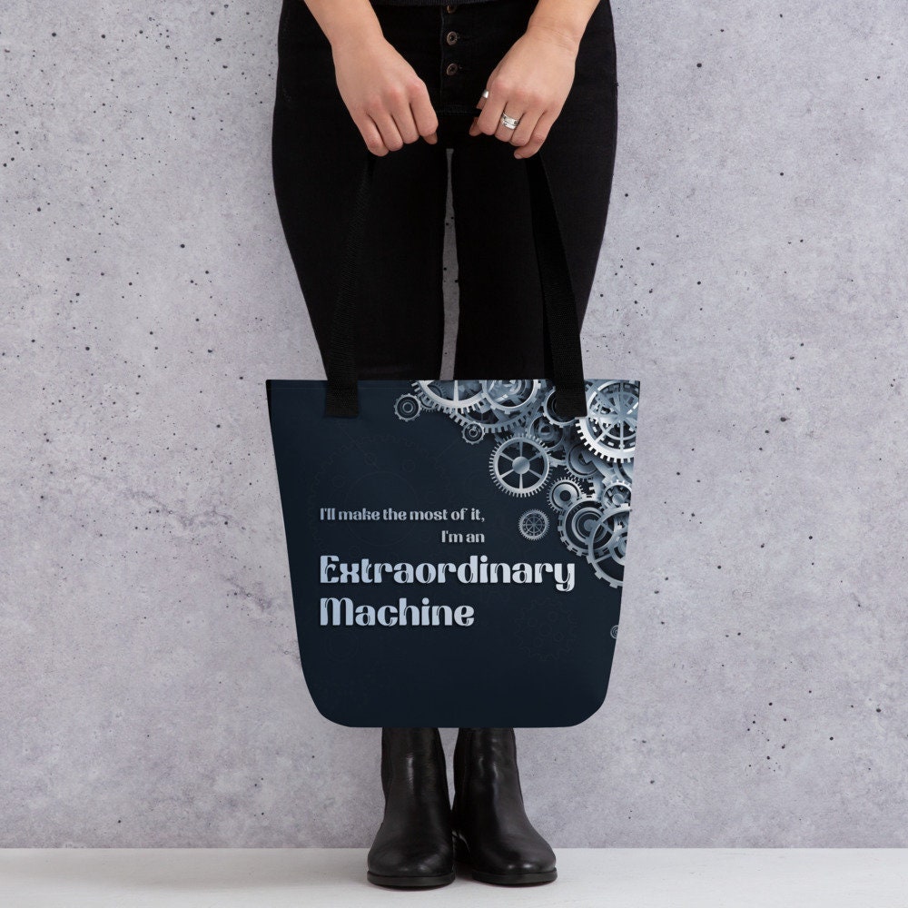 Extraordinary Machine Fiona Apple Lyrics Tote Bag, Pop Music Themed Bag ...