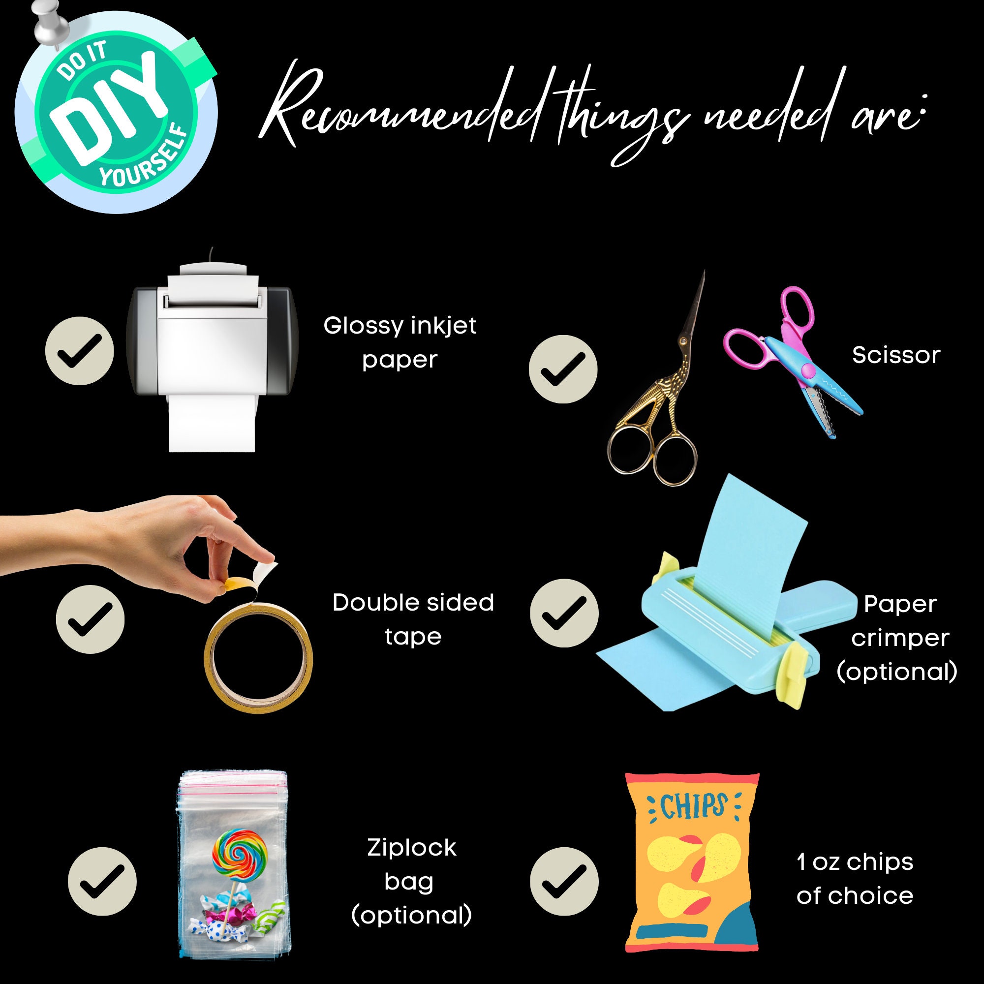 Trick or Treat Crisp Bag CANVA Template Editable, Halloween Trick or ...