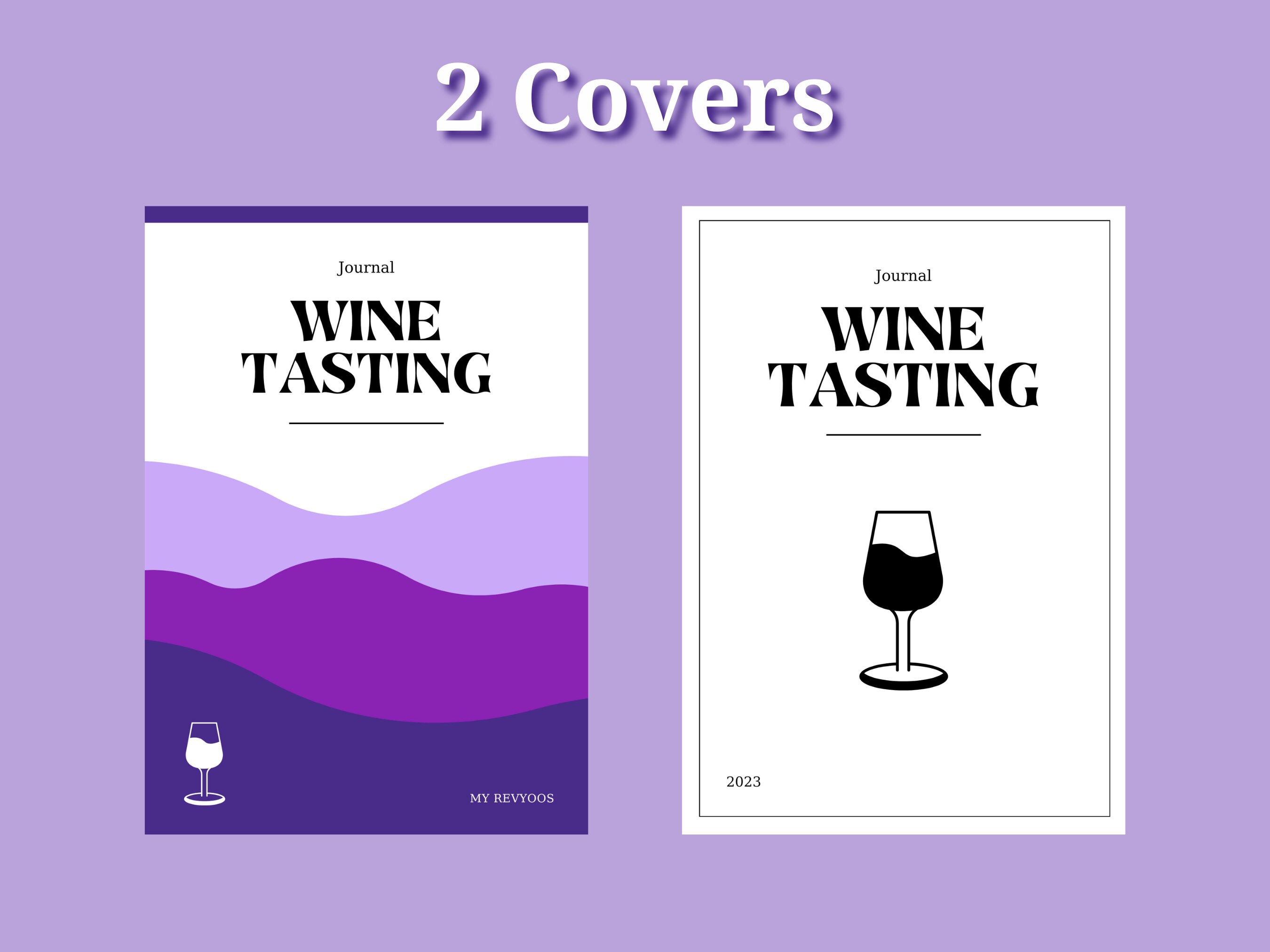 Wine Journal, Printable Journal With Review and Rating System. Editable ...