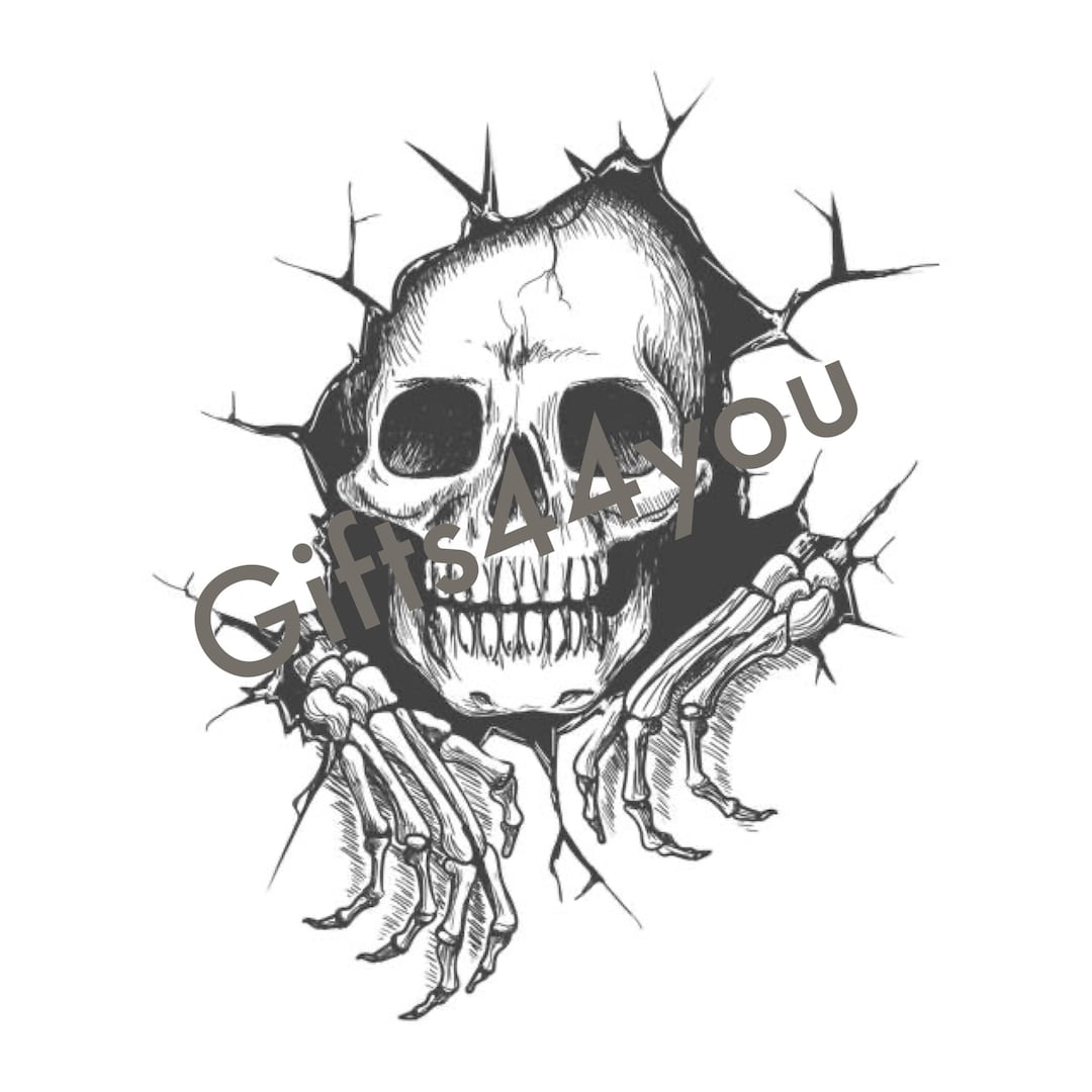 Digital Skull Art Designs - Etsy
