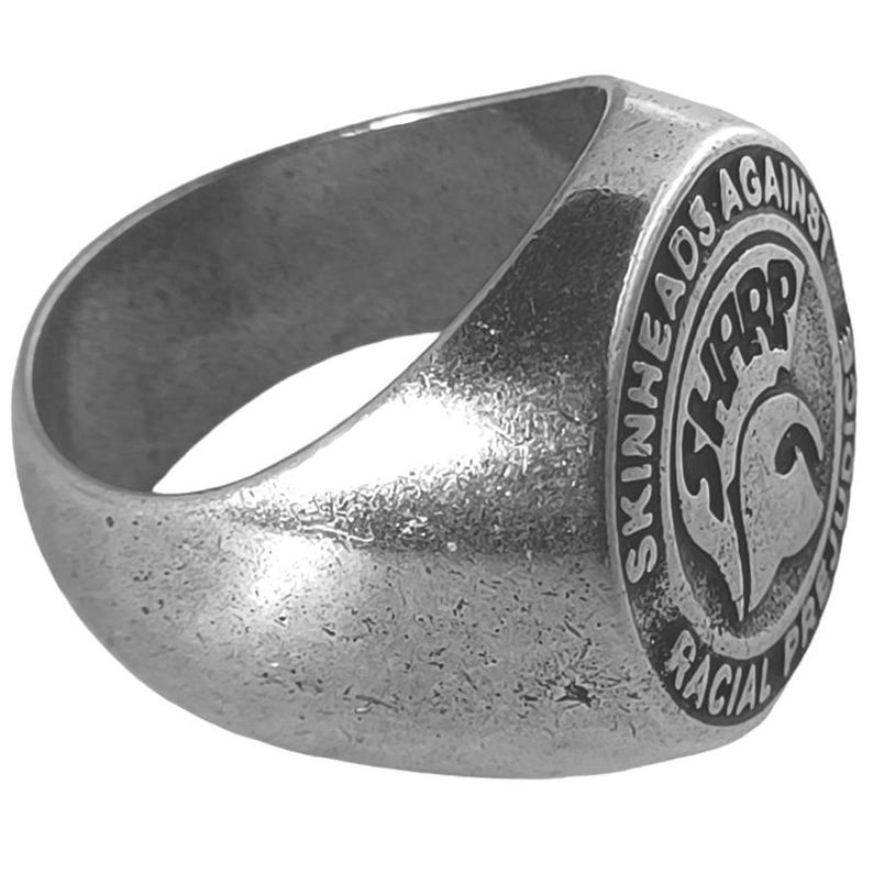 Skinheads Against Racial Prejudice Ring SHARP, Against Racism. Original ...