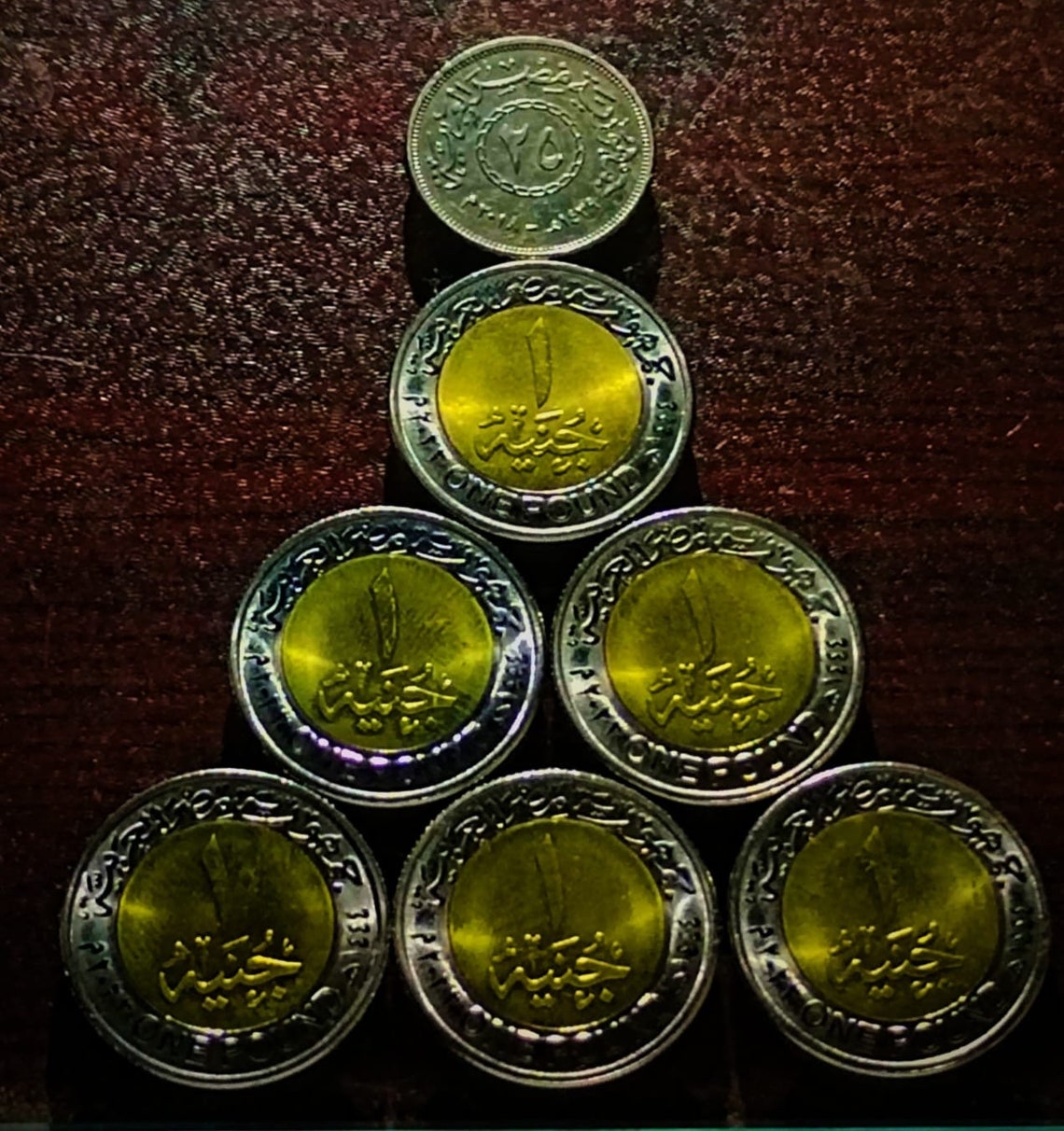 Egyptian Coin Pyramid - Etsy