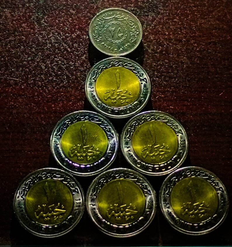 Egyptian Coin Pyramid - Etsy