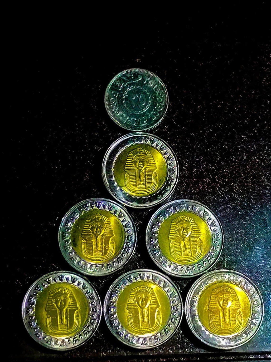 Egyptian Coin Pyramid - Etsy