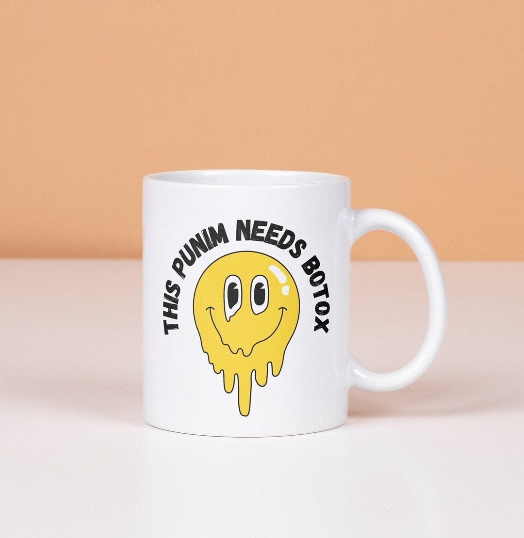 This Punim Needs Botox | Funny Jewish | Funny Mug | Jewish Humor ...