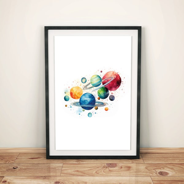 Water the Planets Poster - Etsy