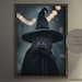 Custom Witch Pet Portrait From Photo Perfect Gothic Gift Dark Pet Gift ...