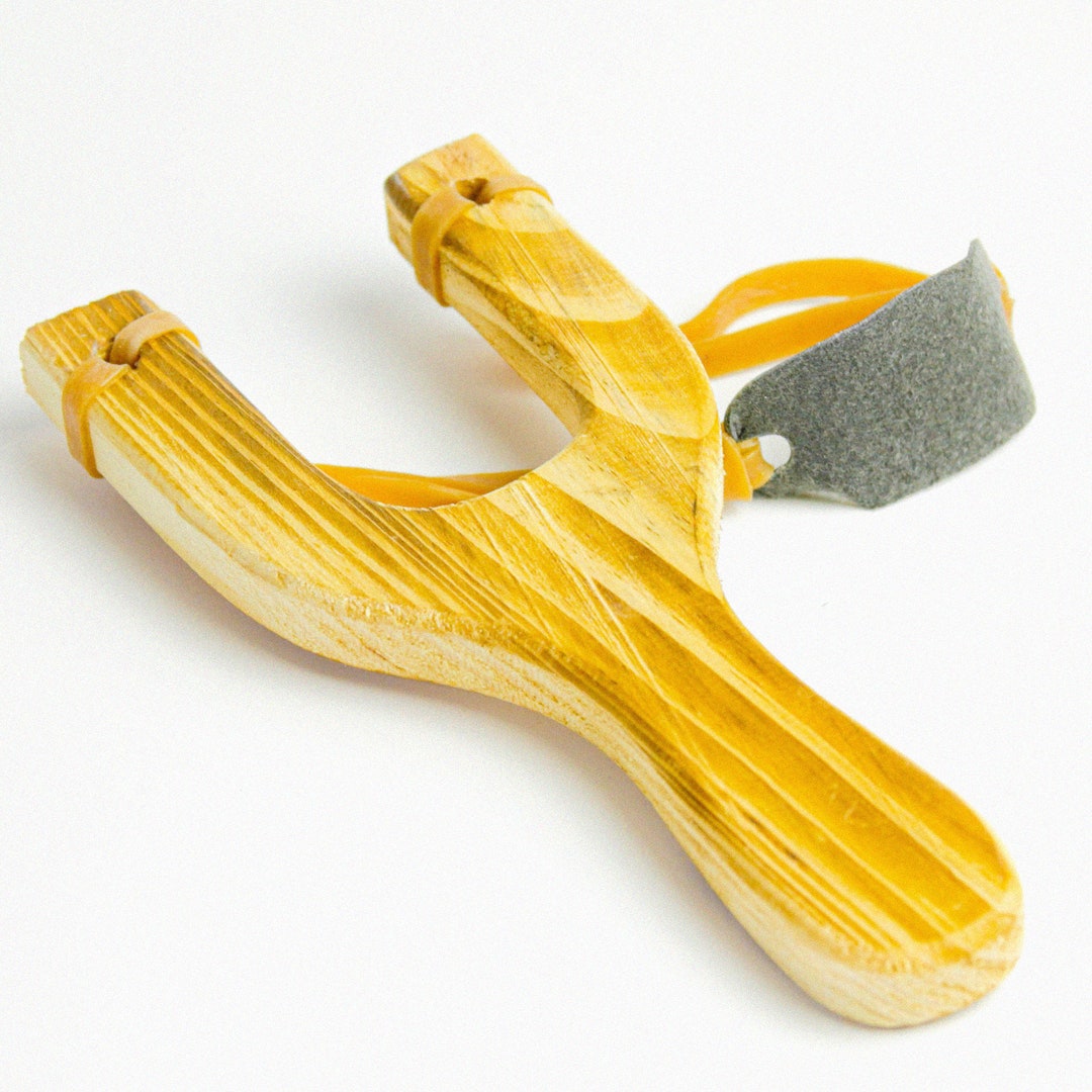 Slingshot Wood Sling Shot Catapult Yard Games Handmade - Etsy