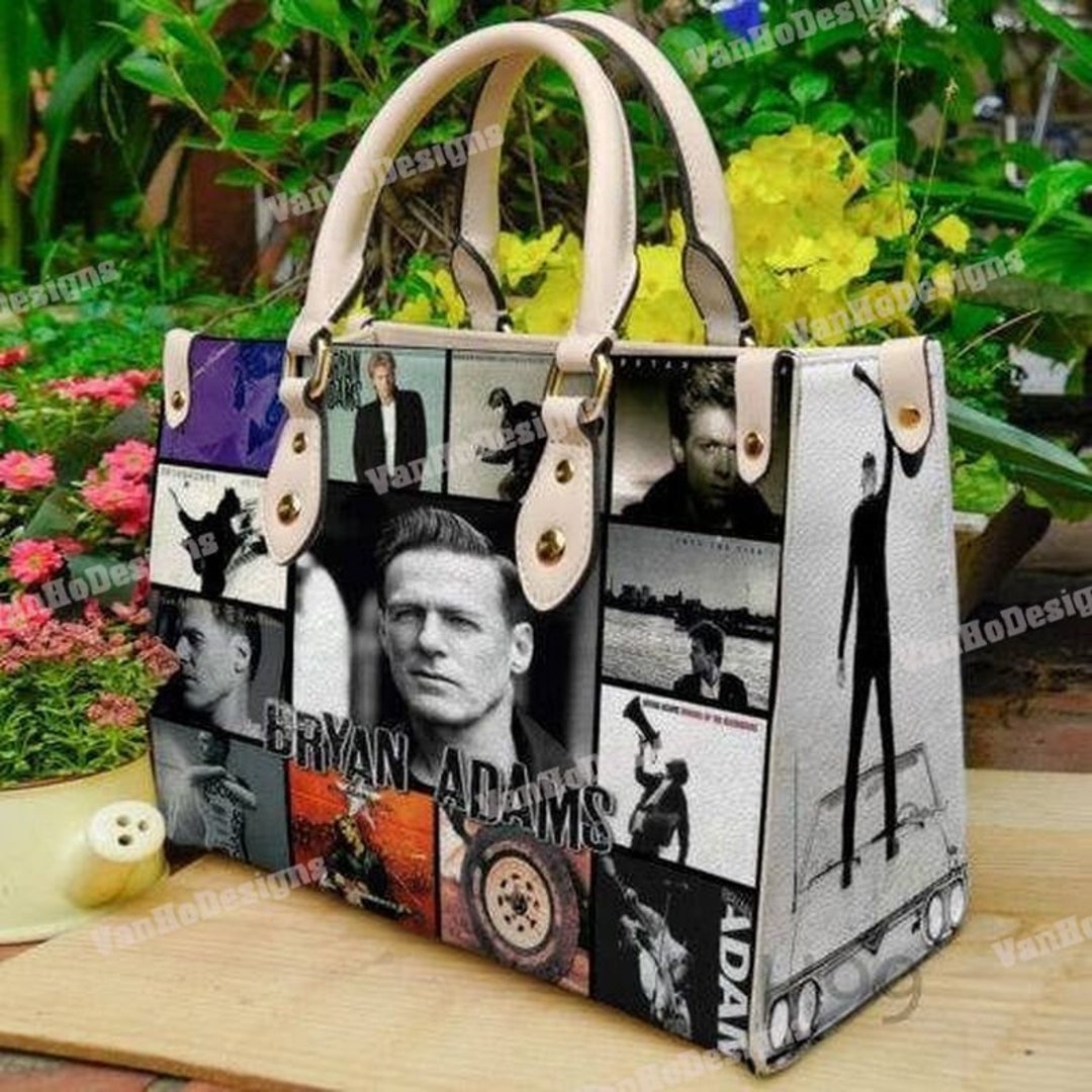 Bryan Adams Leather Handbag Music Tour Handbag Singer - Etsy UK