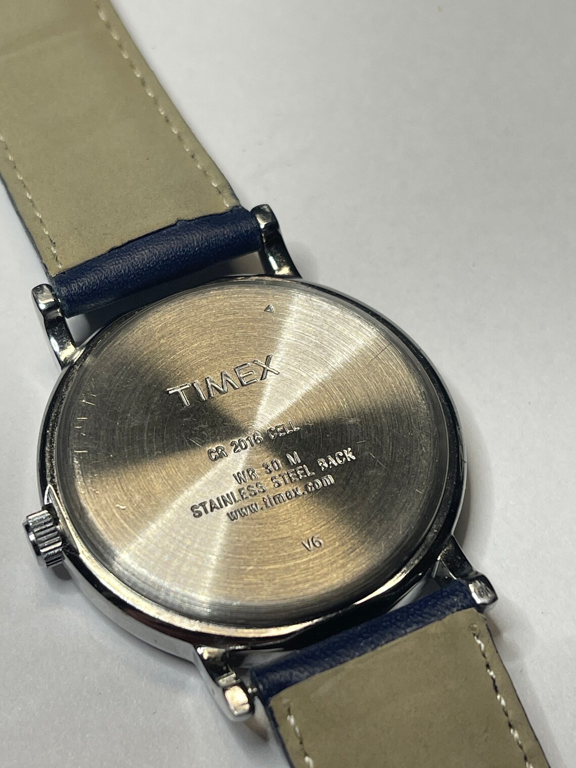 Timex Unisex Weekender With Indiglo and Blue Leather Strap - Etsy