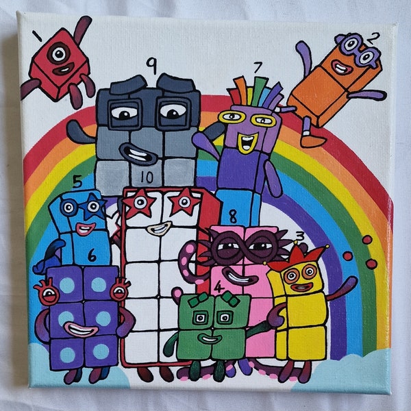 Numberblocks Party - Etsy UK