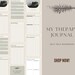Therapy Journal Pages | Printable Therapy Journal Pdf | Instant ...