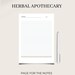 Herbal Journal Pages | Printable Herb Planner Pdf | Herb Template Pdf ...
