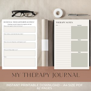 Therapy Journal Pages | Printable Therapy Journal Pdf | Instant ...