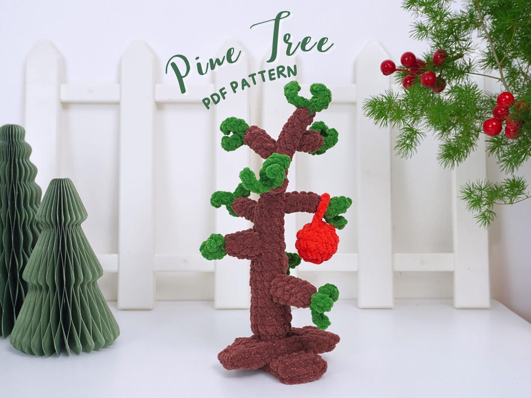Pine Tree Crochet Pattern, Christmas Tree Crochet Pattern, Christmas ...