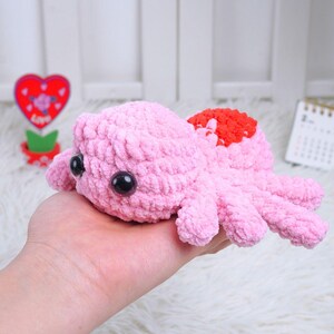 Valentine Spider Crochet Pattern, Amigurumi Crochet Pattern, Spider ...