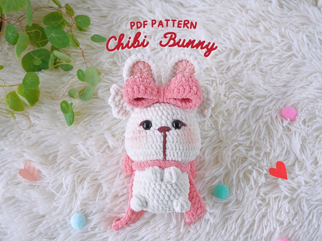Chibi Bunny Crochet Pattern: Amigurumi Rabbit (PDF Pattern) - Etsy