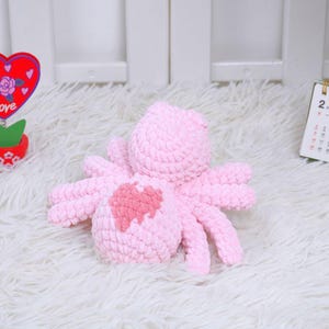 Valentine Spider Crochet Pattern, Amigurumi Crochet Pattern, Spider ...