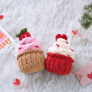 Lovers Treats Crochet Patterns Bundle: Roses, Cupcake, Cat (PDF Pattern ...