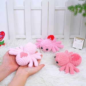 Valentine Spider Crochet Pattern, Amigurumi Crochet Pattern, Spider ...