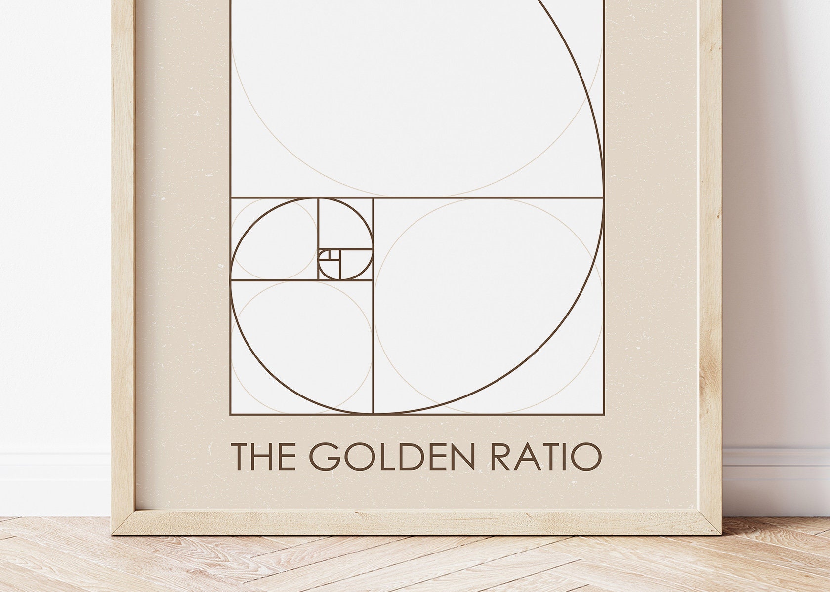 Golden Ratio Print / Fibonacci Spiral Poster / Fibonacci Sequence Wall ...
