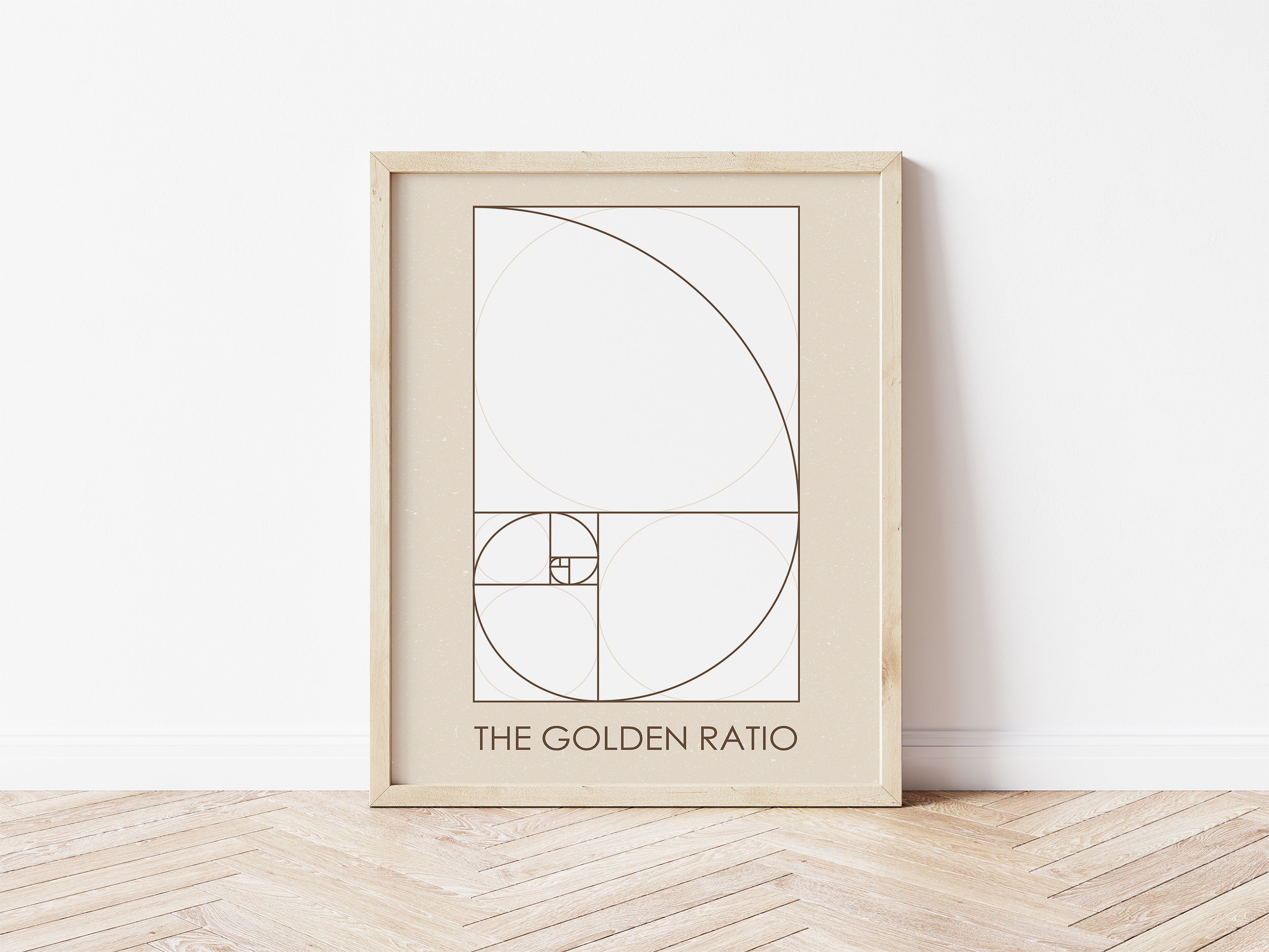 Golden Ratio Print / Fibonacci Spiral Poster / Fibonacci Sequence Wall ...