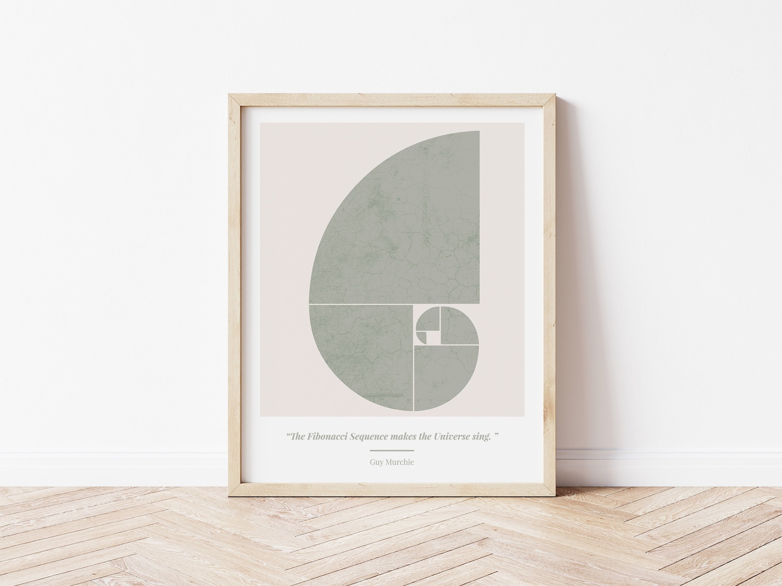 Golden Ratio Quote Print - Fibonacci Spiral Poster - Fibonacci Sequence ...