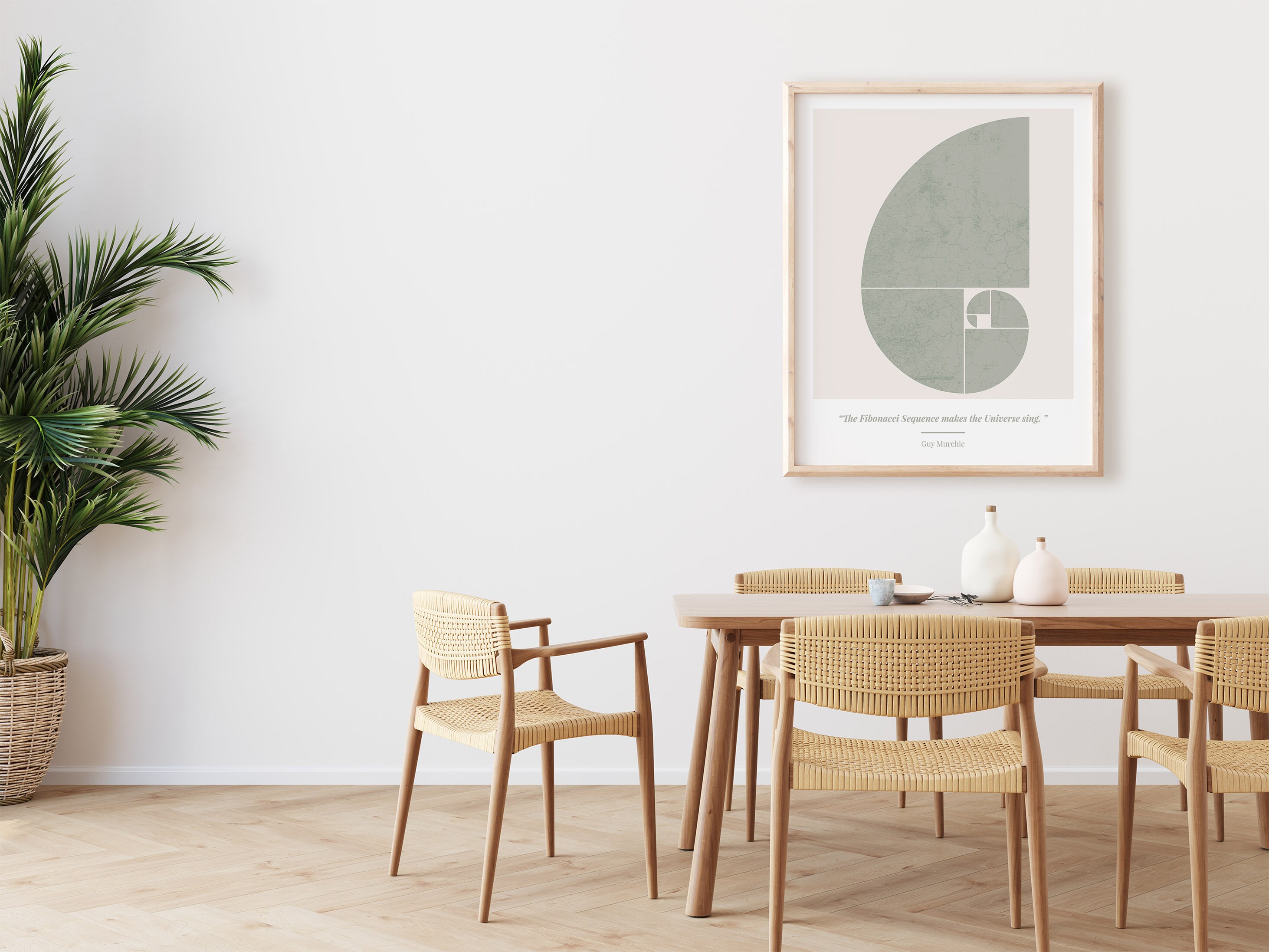 Golden Ratio Quote Print - Fibonacci Spiral Poster - Fibonacci Sequence ...