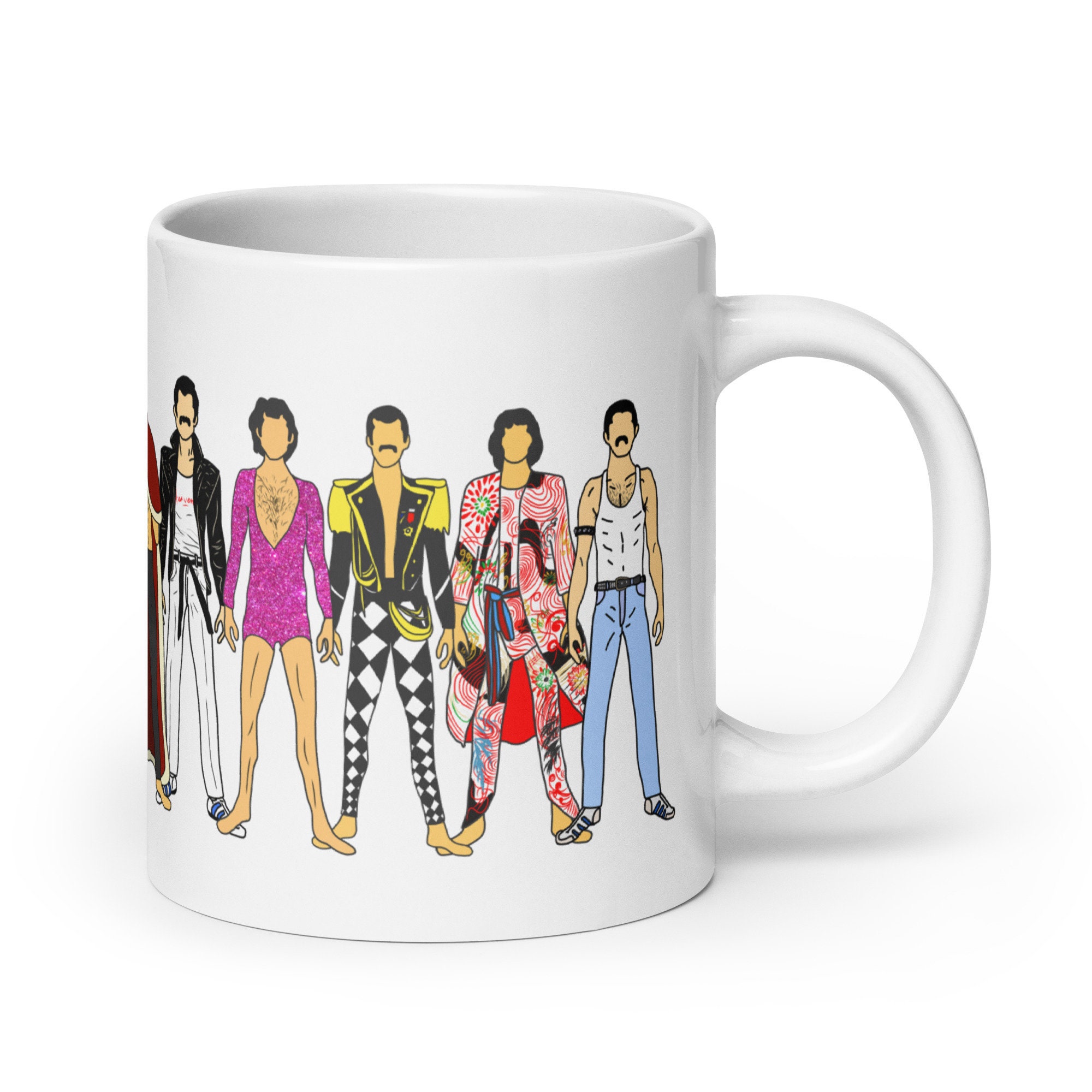 Freddie Mercury Ultimate Fan Mug - Fan Art Derivative Inspired by Queen ...