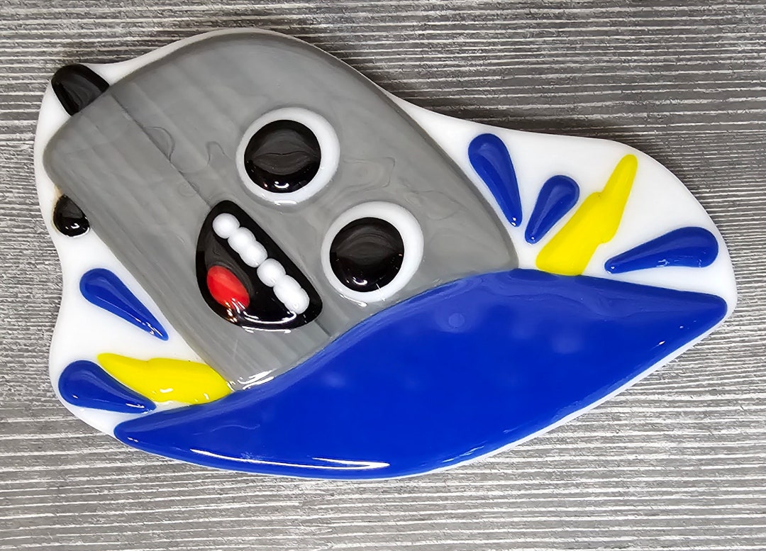 Glass Toaster Bath Magnet - Etsy