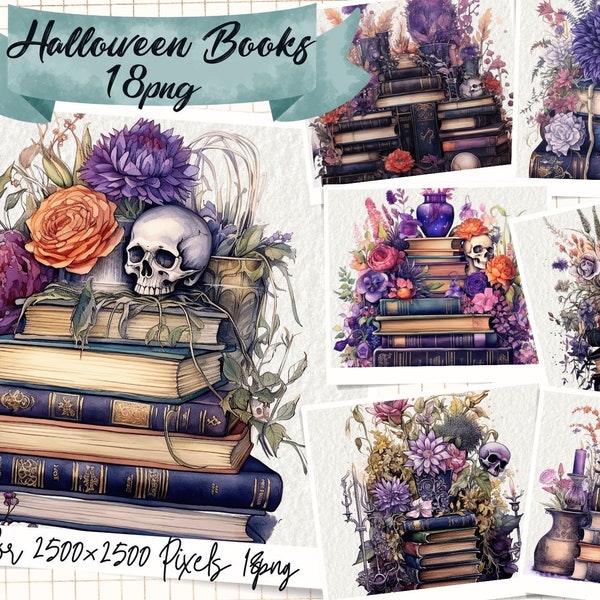 Halloween Books - Etsy