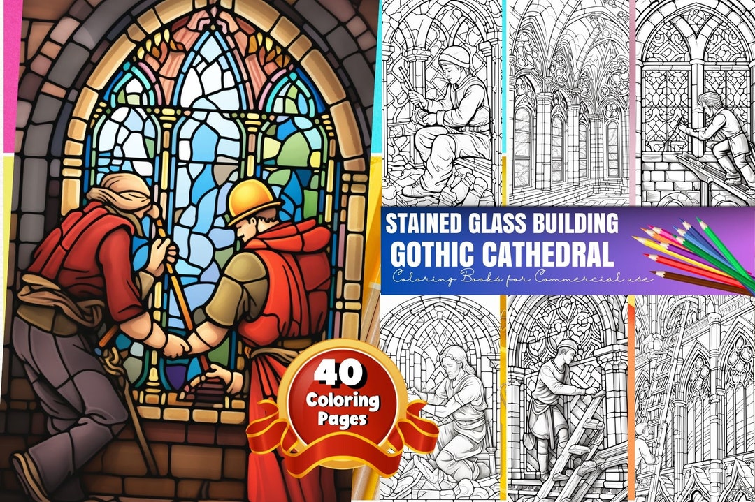 Craftsman Cathedral Windows Coloring Pages, Cathedral Windows ...
