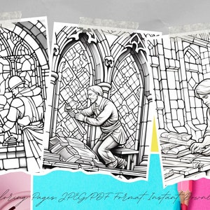 Craftsman Cathedral Windows Coloring Pages, Cathedral Windows ...
