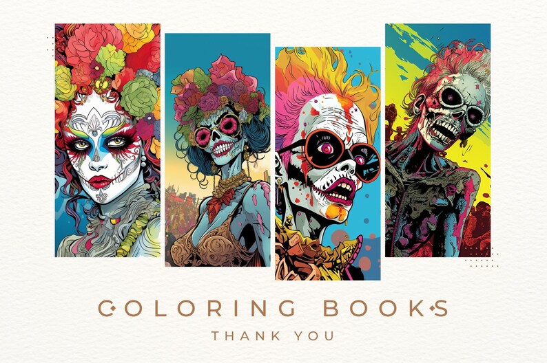 Zombie Drag Queen Coloring Pages, Zombies Coloring Pages, for Adults ...