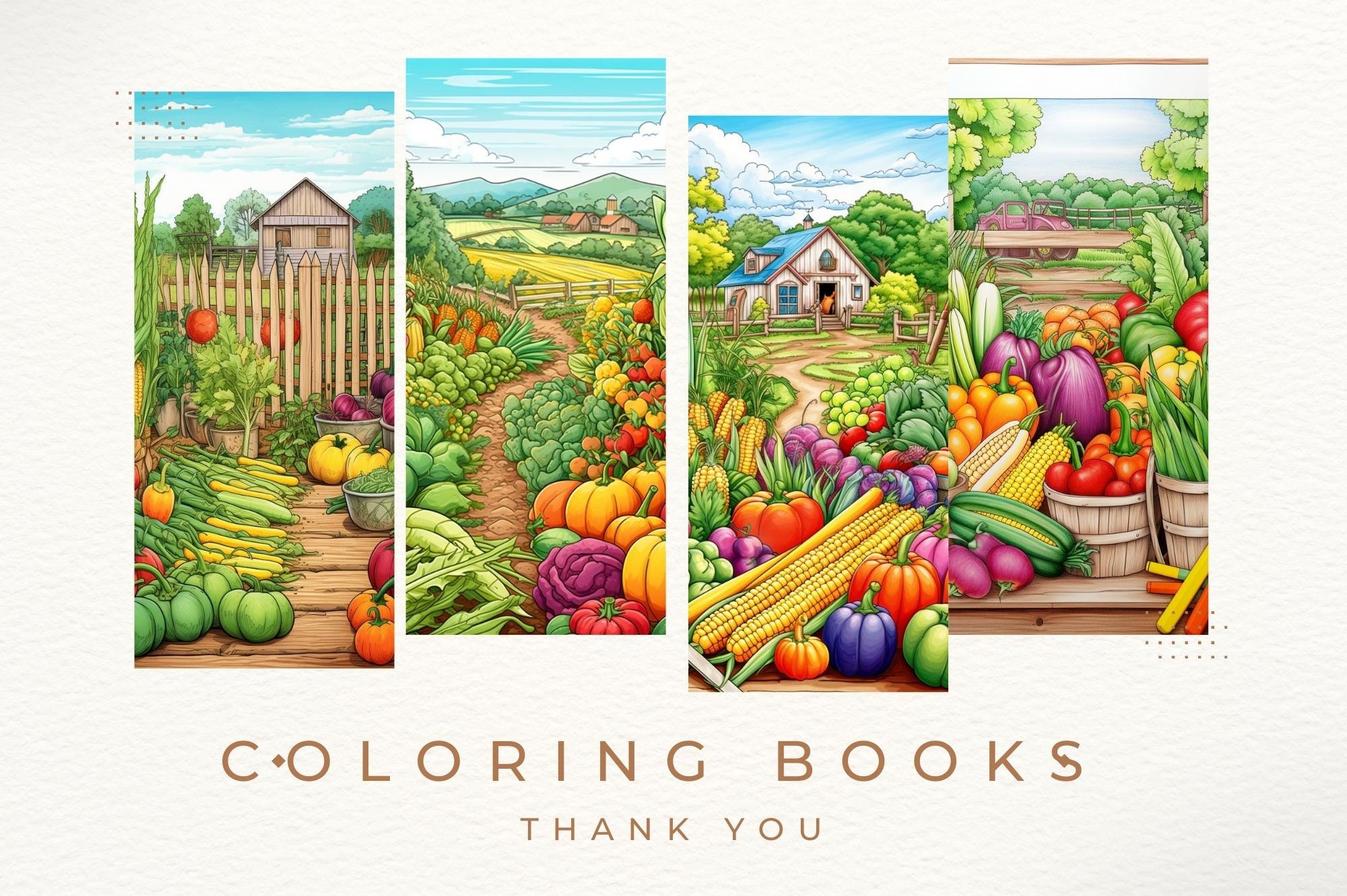 Vegetable Garden Coloring Page, Garden Coloring, Farm Coloring Sheet ...