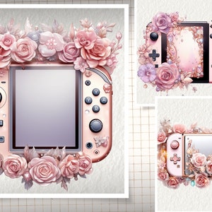 Girl Gaming Controller Clipart, Game Controller, Watercolor Game ...