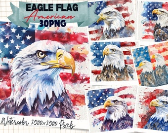 USA Patriotic Eagle Flag PNG Transparent Clipart Abstact Design ...