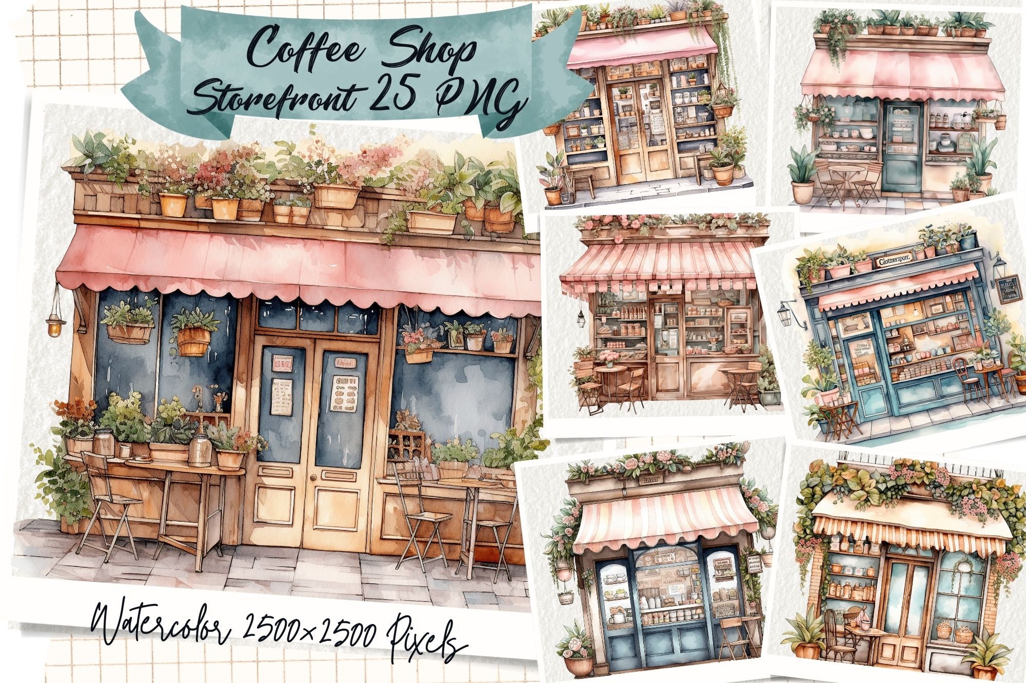 Coffee Shop Clipart, Coffee Shop Portraits, Coffee Shop Arts, Coffee ...