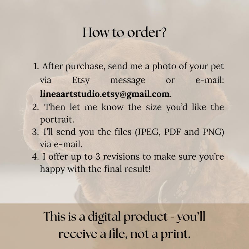 Minimalist Custom Dog Portrait | Line Art | One Line Dog Drawing From ...