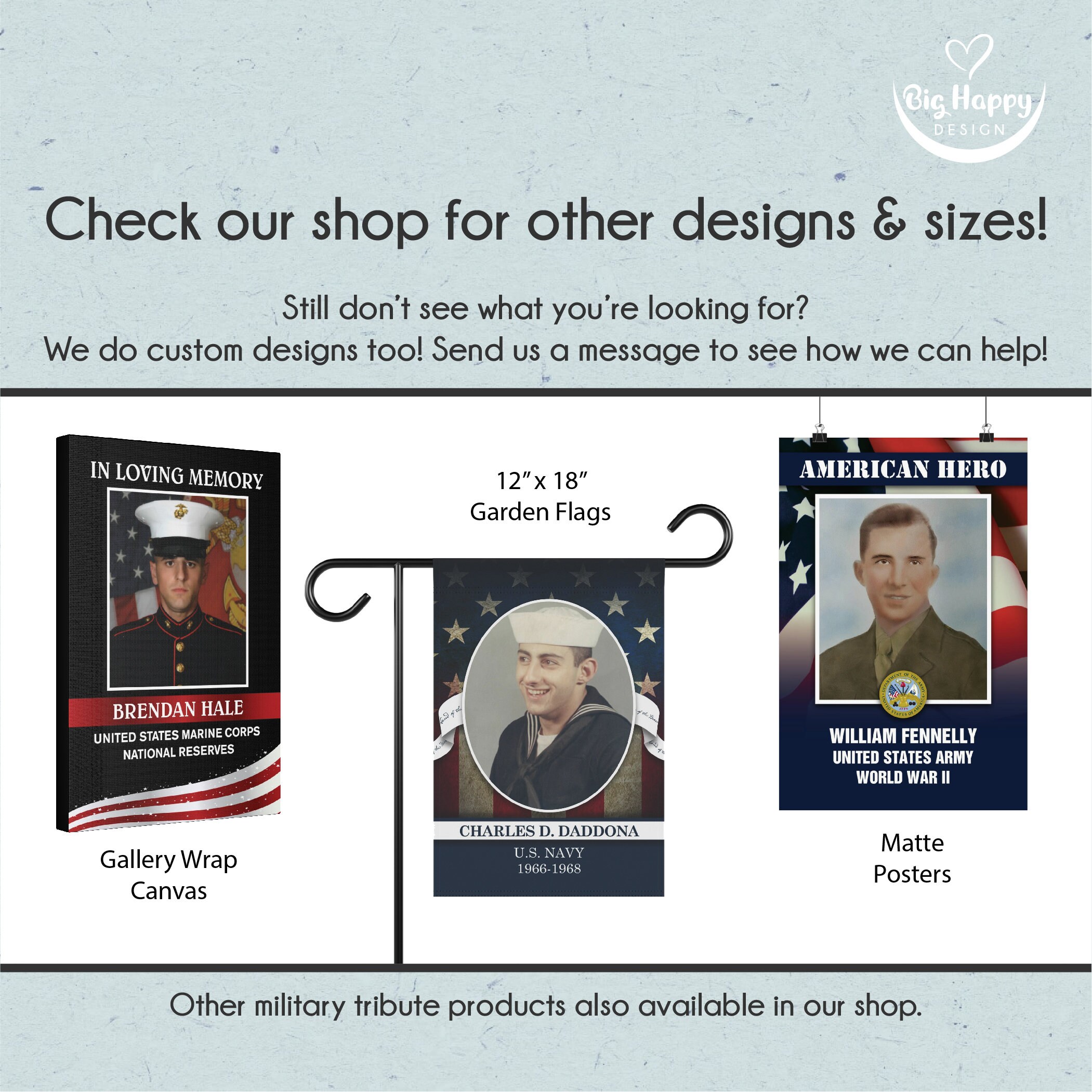 Hometown Hero Veteran Tribute Large Flag Honor Your Hero Banner ...