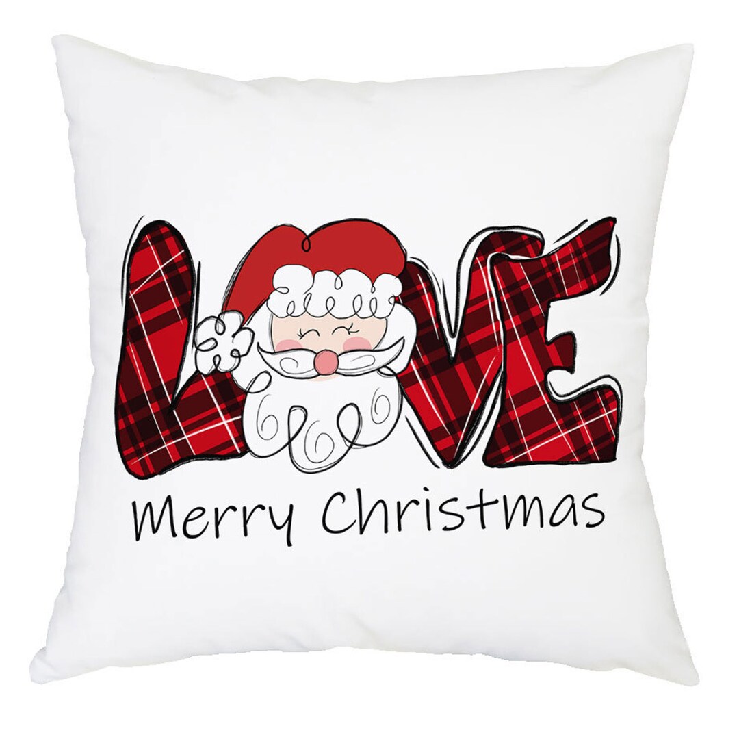 Love From Santa Claus Pillow Case Christmas Season Pillow - Etsy