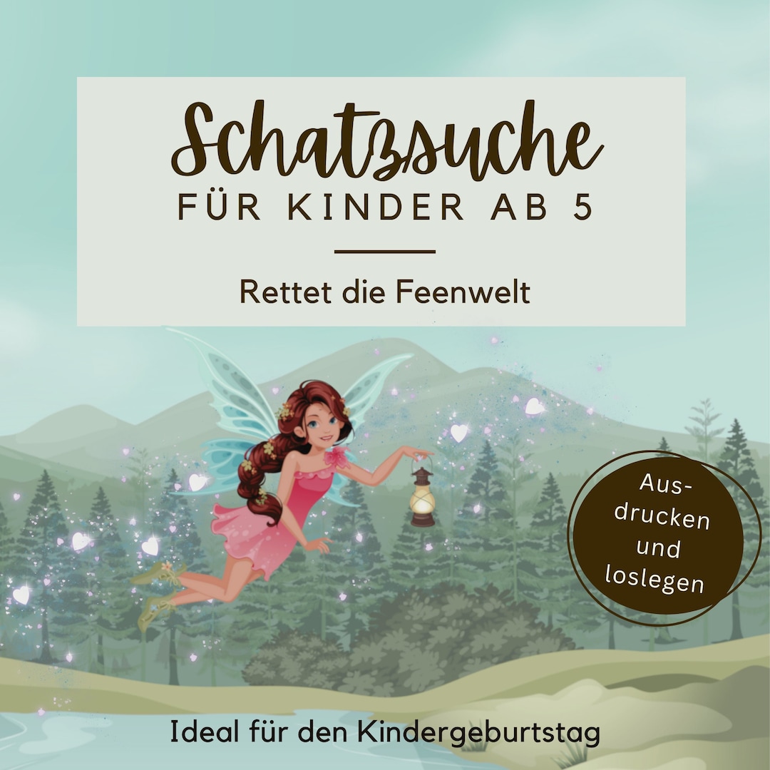 Fairy Treasure Hunt to Print Out for Children From 5 Years - Etsy