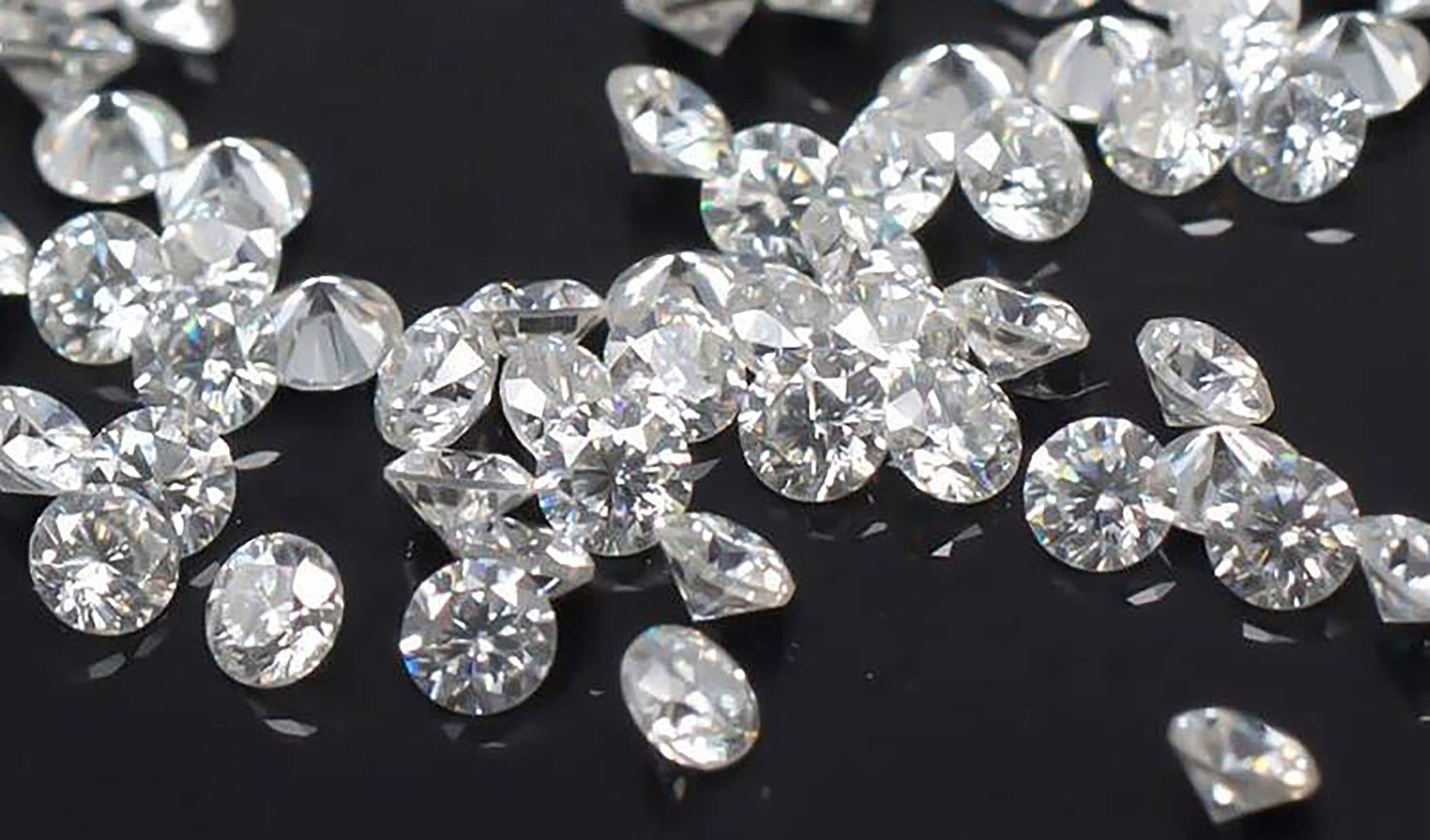 GRA Report Number Certified White Moissanite Round Stone, 0.5ct to 5ct ...
