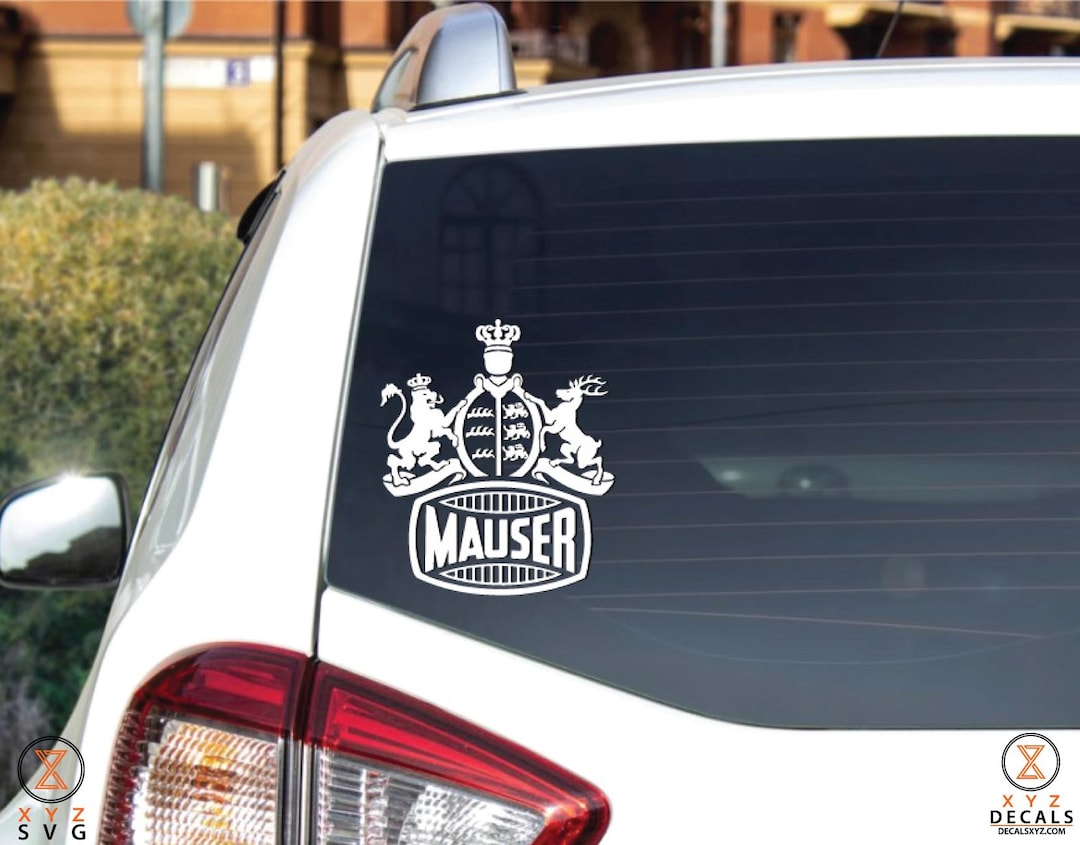 MAUSER Vinyl Decal Sticker Sizes and Colors to Choose - Etsy
